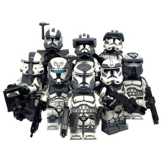 Toys | Wolfpack Clone Trooper Minifigures Lego Star Wars Custom Commander Wolf | Poshmark